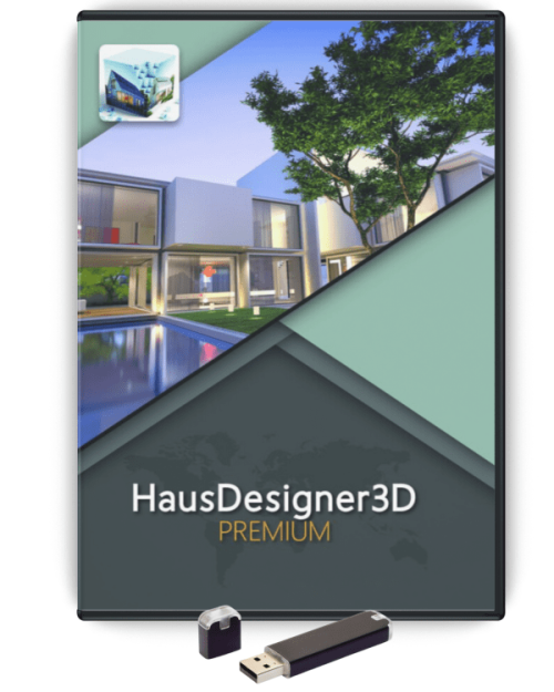 Haus mit Garage Grundriss planen - im HausDesigner3D