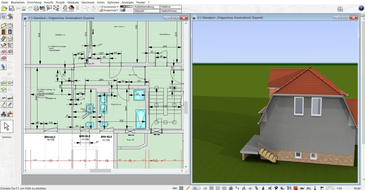 Einfamilienhaus selber planen – mit 3D CAD Software