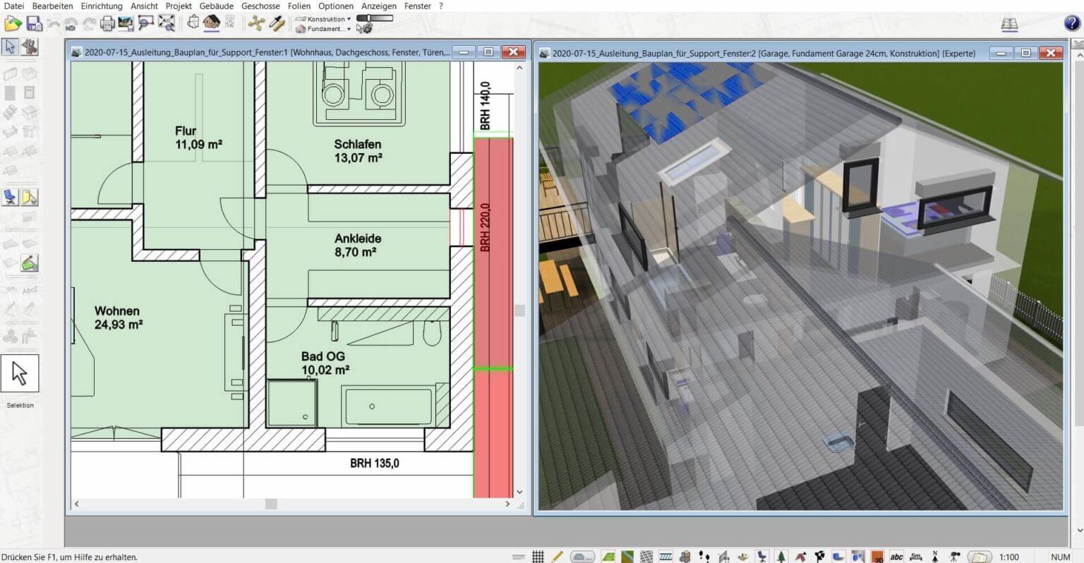 Wohnungsplaner Programm/Software - der HausDesigner3D