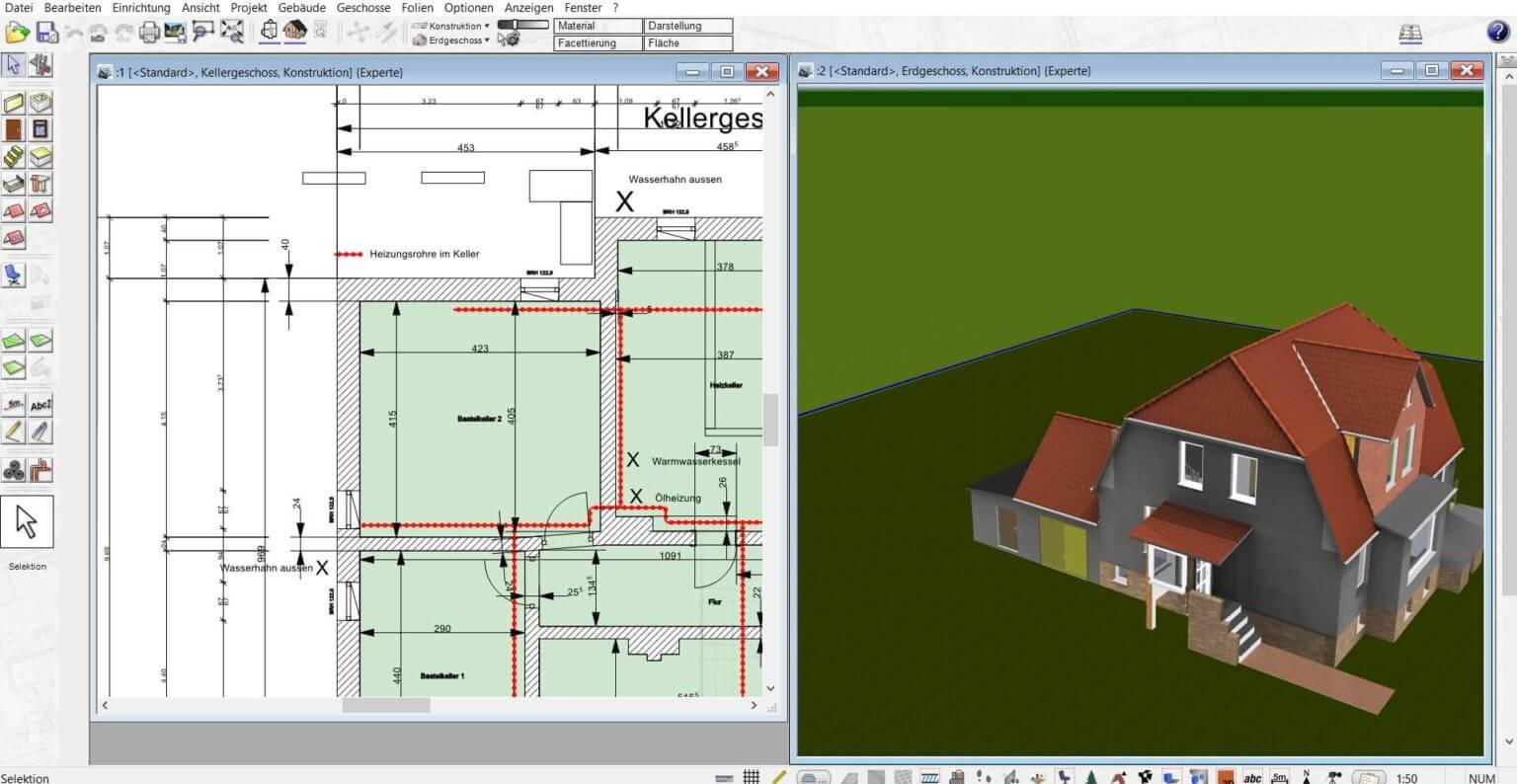 Haus selber planen - mit dem HausDesigner3D CAD Programm